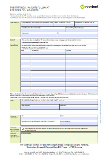 fullmakt | Aktiemäklare